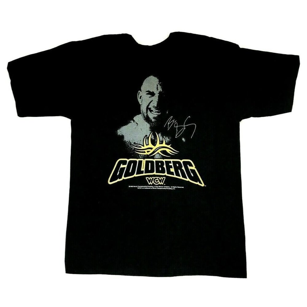 Vintage Goldberg Wcw Wrestling Shirt 1998 Xl All Spor… - Gem